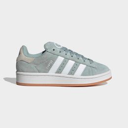 M&auml;dchen Sneaker "CAMPUS 00S", adidas originals, Gr. 36, blau, Leder, Synthetik, Schuhe, f&uuml;r Kinder und Jugendliche, mit Gummilaufsohle, mit Schn&uuml;rung