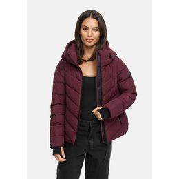 Winterjacke Marikoo "Samuiaa XVI", Damen, Gr. S, wine, Obermaterial: 100% Polyester; Futter: 100% Polyester; Wattierung: 100% Polyester; &Auml;rmelfutter: 100% Polyester, Jacken Winterjacke, mit Kapuze