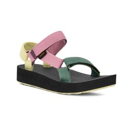 Sandale Teva "W MIDFORM UNIVERSAL", Damen, Gr. 39, root multi, Textil, Schuhe Sandale