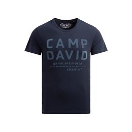 CAMP DAVID Shirt male Blue size XXL