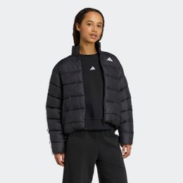 Damen Steppjacke "ESSENTIALS CLIMAWARM 3-STREIFEN N"schwarz, Gr. XXL, adidas Sportswear, Obermaterial: 100% Polyester, Jacken