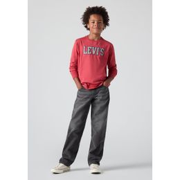 LEVI'S KIDS Jungen Stretch-Jeans "LVB STAY LOOSE TAPER JEANS", grau, Gr. 14, Denim/Jeans, Obermaterial: 99% Baumwolle, 1% Elasthan, Jeans, for BOYS