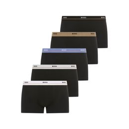Trunk BOSS "Trunk 5P Essential", Herren, Gr. XXL, 5 Stk., open miscellaneous 960, Jersey, Obermaterial: 95% Baumwolle, 5% Elasthan, eng, Unterhosen, mit elastischem Bund