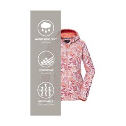 Killtec Damen Softshelljacke "KOS 56 WMN SFTSHLL JCKT", rot, Gr. 36, Oberseite: 100% Polyester.R&uuml;ckseite: 100% Polyester.Futter: 100% Polyester,