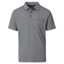 Casamoda Herren Poloshirt "Casamoda Polo-Shirt uni", grau, Gr. XL, 55% Baumwolle, 45% Polyester, Shirts