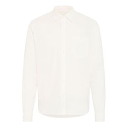 Blend Herren Leinenhemd "Leinenhemd BHBay Linen", wei&szlig;, Gr. XXL, Obermaterial: 55% Leinen LI. 45% Baumwolle CO., Hemden