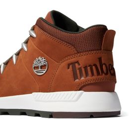 Timberland Herren Sneaker "SPRINT TREKKER - MID LACE SNEAKER", Gr. 40, braun, Leder, Schuhe, Winterschuhe, Sneakerboots, Winterboots
