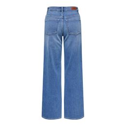 Only Damen High-waist-Jeans "ONLMADISON JOGG HW WIDE DNM"light blau denim, Gr. 27, unifarben, Denim/Jeans, Obermaterial: 100% Baumwolle, Jeans, high