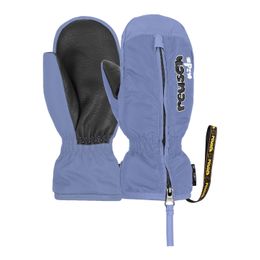 Reusch Kinder F&auml;ustlinge "Ben Mitten"blau, anthrazit, Gr. 5, unifarben, 70% Polyester, 30% Polyurethan, Handschuhe, mit praktischem Rei&szlig;verschluss