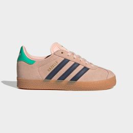 M&auml;dchen Sneaker "GAZELLE", adidas originals, Gr. 30, rosa, Leder, Synthetik, Schuhe, f&uuml;r Kinder
