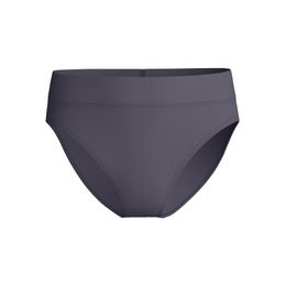 Calida Damen Slip "Elastic", Gr. XS, grau, Single Jersey, Obermaterial: 94% Baumwolle, 6% Elasthan, Unterhosen, breiter Softbund, elastisch, Single