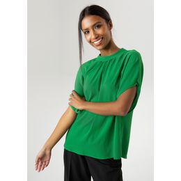 Damen Schlupfbluse, gr&uuml;n, Basic, Gr. 36, Aniston SELECTED, unifarben, Cr&ecirc;pe, Obermaterial: 97% Polyester, 3% Elasthan, Blusen, in extra weiter Form