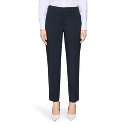 Betty Barclay Damen B&uuml;gelfaltenhose "Damen mit B&uuml;gelfalte", blau, Basic, Gr. 44, Obermaterial: 86% Polyester, 14% Elasthan, Hosen, Material