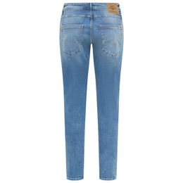 Replay Herren Straight-Jeans "WILLBI", blau, Basic, Gr. 33, Denim/Jeans, Obermaterial: 99% Baumwolle, 1% Elasthan, Jeans, im Regular Fit