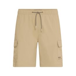 Blend Herren Cargoshorts "Cargoshorts BHEDGAR CARGO", braun, Gr. M, Obermaterial: 97% Nylon NY. 3% Elasthan EL., Hosen