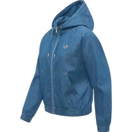 Ragwear Damen Outdoorjacke "Anndra Denim"blau, Gr. XXL, Obermaterial: 100% Polyester. Innenfutter: 100% Polyester, Jacken, &Uuml;bergangsjacke in
