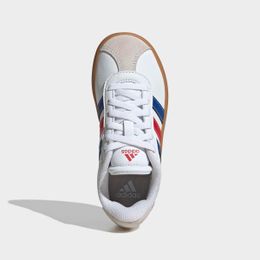 Kinder Sneaker "VL COURT 3.0", adidas Sportswear, Gr. 37, wei&szlig;, Leder, Synthetik, Schuhe, inspiriert vom Design des adidas samba, f&uuml;r Kinder &