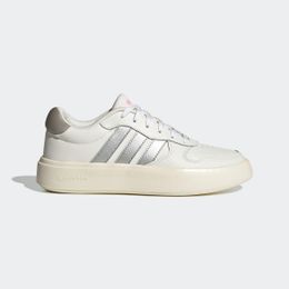Damen Sneaker "LITECOURT", adidas Sportswear, Gr. 40, silber, Leder, Synthetik, Schuhe