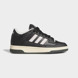 M&auml;dchen Sneaker "RAPID COURT LOW", adidas Sportswear, Gr. 38,5, schwarz-wei&szlig;, Synthetik, Schuhe, f&uuml;r Kinder & Jugendliche