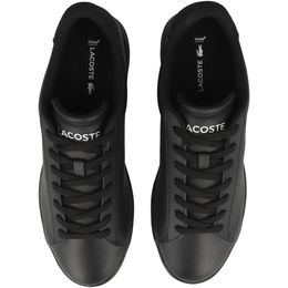 Lacoste Herren Sneaker "Lacoste Carnaby Set 225 4 Sneaker low Herren Schuhe", Gr. 46, schwarz, Glattleder, Schuhe, Verst&auml;rkte Ferse