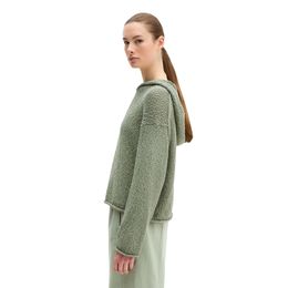 Marc O'Polo MARC O'POLO Damen Strickpullover "aus Organic-Cotton-Mix-Slub"fresh sage, Gr. XL, unifarben, Obermaterial: 77% Baumwolle, 23% Polyester, Pullover