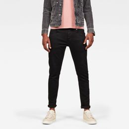 G-Star Raw G-STAR Herren Slim-fit-Jeans "3301 Slim", schwarz, Gr. 34, Denim/Jeans, Obermaterial: 92% Baumwolle, 7% Elastomultiester, 1% Elasthan, Jeans, mit