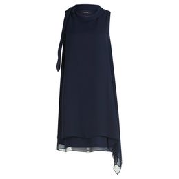 Vera Mont Damen Cocktailkleid "Damen ohne Arm", blau, Gr. 46, Chiffon, Obermaterial: 100% Polyester. Futter: 100% Polyester, Kleider, Schluppe