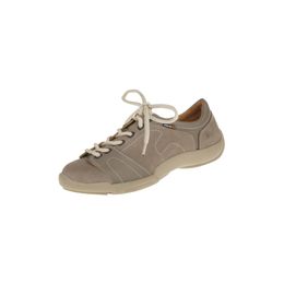 binom Damen Schn&uuml;rschuh "Mina", Gr. 35, beige, Leder, Schuhe, im au&szlig;ergew&ouml;hnlichen Design