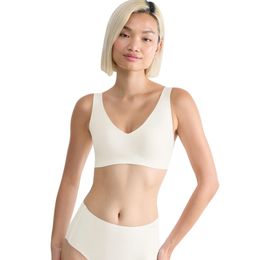 Sloggi Damen Bralette "ZERO Feel 2.0", Gr. XS, wei&szlig;, Single Jersey, Obermaterial: 76% Polyamid, 24% Elasthan, matt, unifarben, BHs, mit