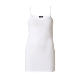 Base Level Damen Longtop "Yesterday", wei&szlig;, Gr. 42, unifarben, Jersey, Obermaterial: 94% Baumwolle, 6% Elasthan, Tops, in weicher und elastischer