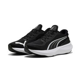Puma Damen Laufschuh "SCEND PRO 2", Gr. 45, schwarz-wei&szlig;, Textil, Schuhe