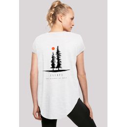 F4NT4STIC Damen T-Shirt "Escape Discover the World Pinetree", wei&szlig;, Gr. S, Obermaterial: 100% Baumwolle, Shirts, Discover the World