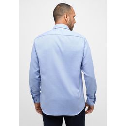 Eterna Herren Langarmhemd "COMFORT FIT", blau, Gr. 43, 100% cotton, Hemden