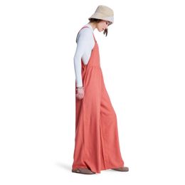 Roxy Damen Jumpsuit "Easy Isle", orange, Gr. XS, Obermaterial: 85% Viskose, 15% Leinen., Overalls