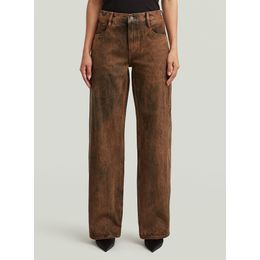 G-Star Raw G-STAR Damen 5-Pocket-Jeans "Judee Low Waist Loose Jeans"faded cognac skin, Gr. 31, Obermaterial: 75% Baumwolle, 25% Baumwolle, Jeans