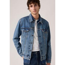 Levi's LEVI'S Herren Jeansjacke "VINTAGE FIT TRUCKER JKT"washed away t, Gr. XL, Denim/Jeans, Obermaterial: 100% Baumwolle, Jacken, mit Knopfleiste
