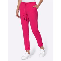 Heine Damen 7/8-Hose, pink, Gr. 36, unifarben, 80% Polyamid, 20% Elasthan, Hosen