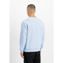 Herren Sweater "Foam ML Sweatshirt"artic blau, Gr. XXL, Alpha Industries, Obermaterial: 80% Baumwolle, 20% Polyester, Sweatshirts