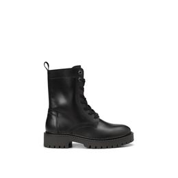 Marc O'Polo MARC O'POLO Damen Stiefelette "mit Innenzipper", Gr. 36, schwarz, Obermaterial: 100% Leder (Rind), unifarben, Schuhe