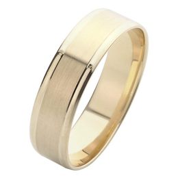 Firetti Damen Trauring "Schmuck Geschenk Gold 375 Hochzeit Ehering Trauring "LIEBE"", 19, ohne Brillanten, Gelbgold 375, 6mm, gold, Gelbgold 375,