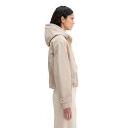 Marc O'Polo MARC O'POLO Damen Outdoorjacke "aus Cotton-Nylon-Mix", beige, Gr. 44, unifarben, Obermaterial: 75% Baumwolle, 25% Polyamid. Futter: 100% Polyester,