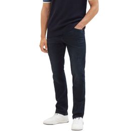 Tom Tailor Herren Slim-fit-Jeans "JOSH", blau, Gr. 30, leichte Abriebeffekte, Denim/Jeans, Obermaterial: 78% Baumwolle, 20% Polyester, 2% Elasthan,