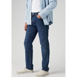 Levi's LEVI'S Herren Tapered-fit-Jeans "502 TAPER", blau, Basic, Gr. 34, Denim/Jeans, Obermaterial: 81% Baumwolle, 18% Leinen, 1% Elasthan, Jeans, in