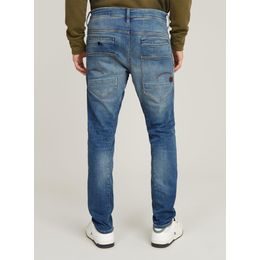 G-Star Raw G-STAR Herren Regular-fit-Jeans "D-Staq Slim Jeans"medium aged, Gr. 26, Obermaterial: 92% Baumwolle, 7% Elastomultiester, 1% Elasthan, Jeans