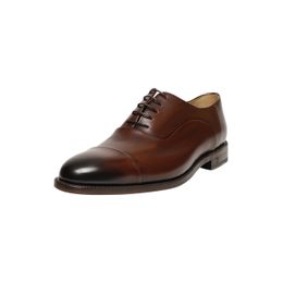 Henry Stevens Herren Schn&uuml;rschuh "Marshall CO1 Businessschuh", Gr. 44, schwarz, Kalbsleder, Schuhe, Herren Halbschuhe Leder handgefertigt, Anzugschuhe