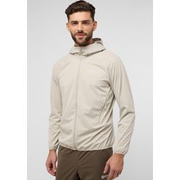 Jack Wolfskin Herren Softshelljacke "PRELIGHT PRO JKT M", beige, Gr. S, Obermaterial: 100% Polyester, Jacken