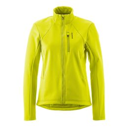 Gonso Damen Fahrradjacke "ADVENTURE JACKET SOFTSHELL W", gelb, Gr. 42, 100% Polyester, Jacken, Damen Radjacke, atmungsaktiv, Slim Fit