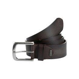 MONTI Herren Lederg&uuml;rtel "NASHVILLE", braun, Gr. 85, used, Rindsleder, G&uuml;rtel, 4,0 cm breit, Jeans-Casual, k&uuml;rzbar, bis Gr. 150 cm