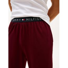 Herren Loungehose, Tommy Hilfiger Underwear, Gr. M, rot, Jersey, Obermaterial: 95% Baumwolle, 5% Elasthan, Hosen, relaxed fit, weites Bein,