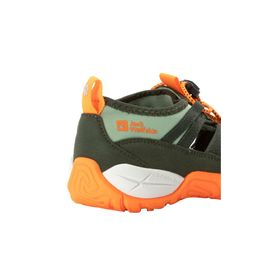 Jack Wolfskin M&auml;dchen Sandale "VILLI SANDAL K", Gr. 31, gr&uuml;n, Main Material Second Material: 100% Polyamide. Lining: 100% Polyamide. Sole: 100%